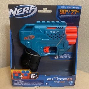 Nerf | Toys | Nerf Elite 2 Trio Td3 Blaster Toy Guns Kids 6 Darts 3 ...